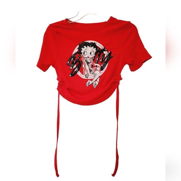 Betty Boop | Tops | Betty Boop Crop Top Tee | Poshmark